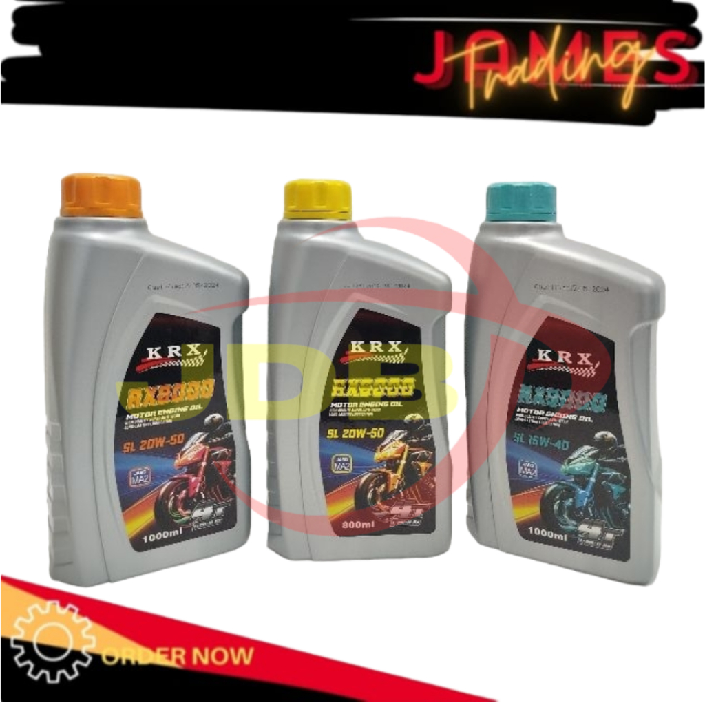 KRX Engine Motor oil (800mL/1000mL) | Shopee Philippines