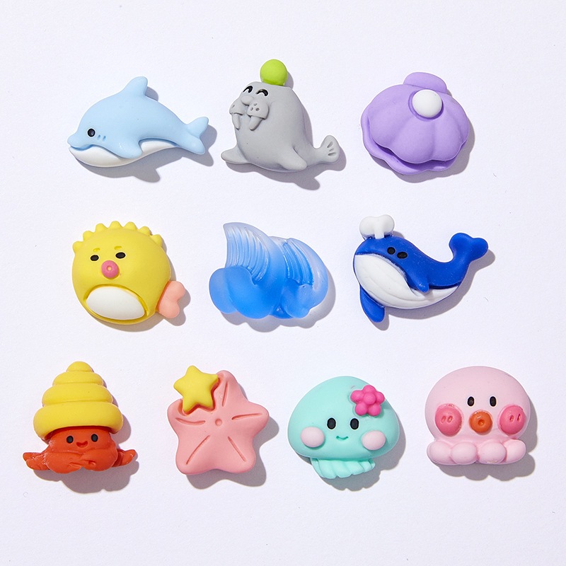 Ocean whale resin Jibbitz Charms Shoe Design Buckle Shoe Decor Clogs ...