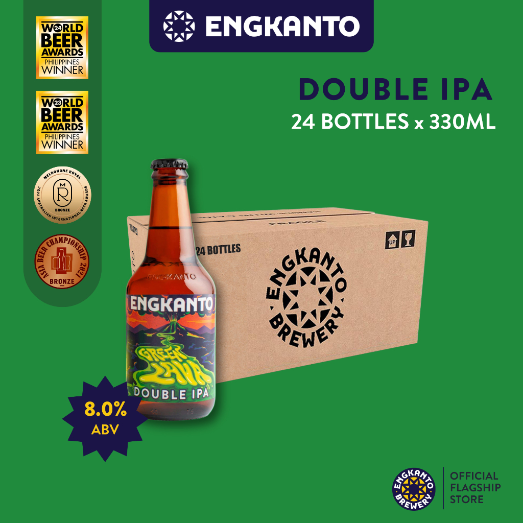Engkanto Green Lava Double IPA Case Local Craft Beer 8% ABV | Country ...