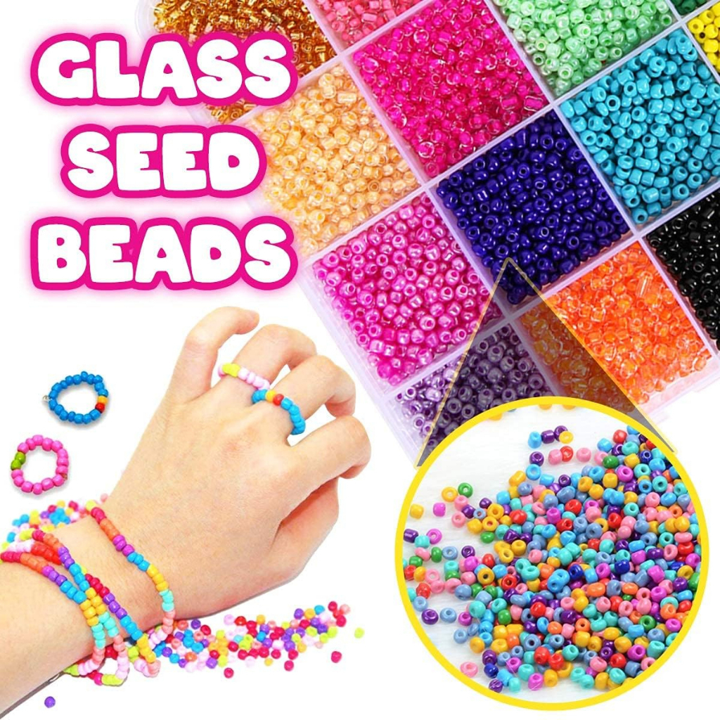 Beads Kit With Elastic Line colorful Beads Acrylic Letter Beads Jewelry ...