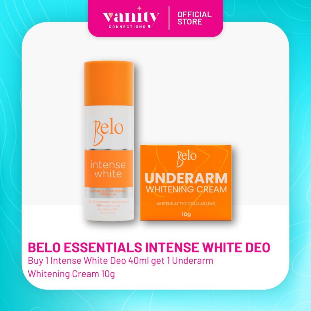 Belo Intense White Deo 40ml + Free Underarm Whitening Cream 10g ...