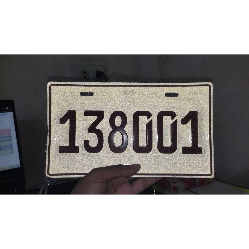 MC Plate Reflectorized | Shopee Philippines