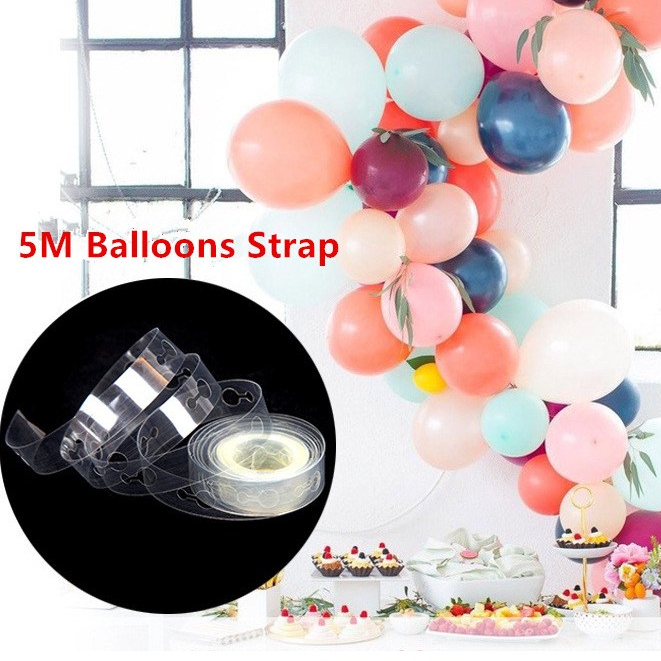 1 Roll 5M Balloon Chain Connect/Decoration Kit/Balloon DIY Arch ...