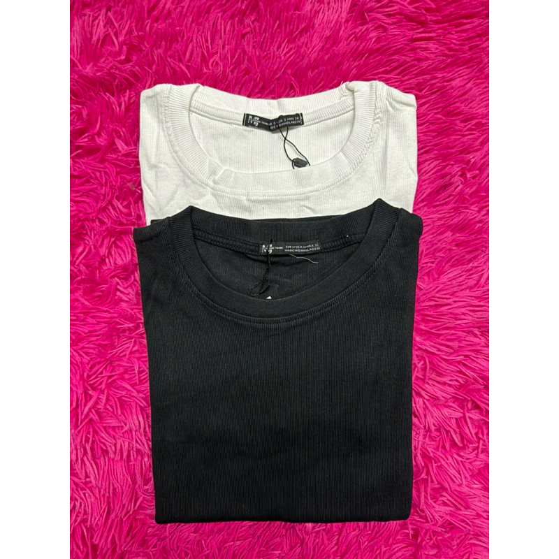 premium quality basic BLACK & WHITE Full Length tops. USE AS A UNIFORM ...