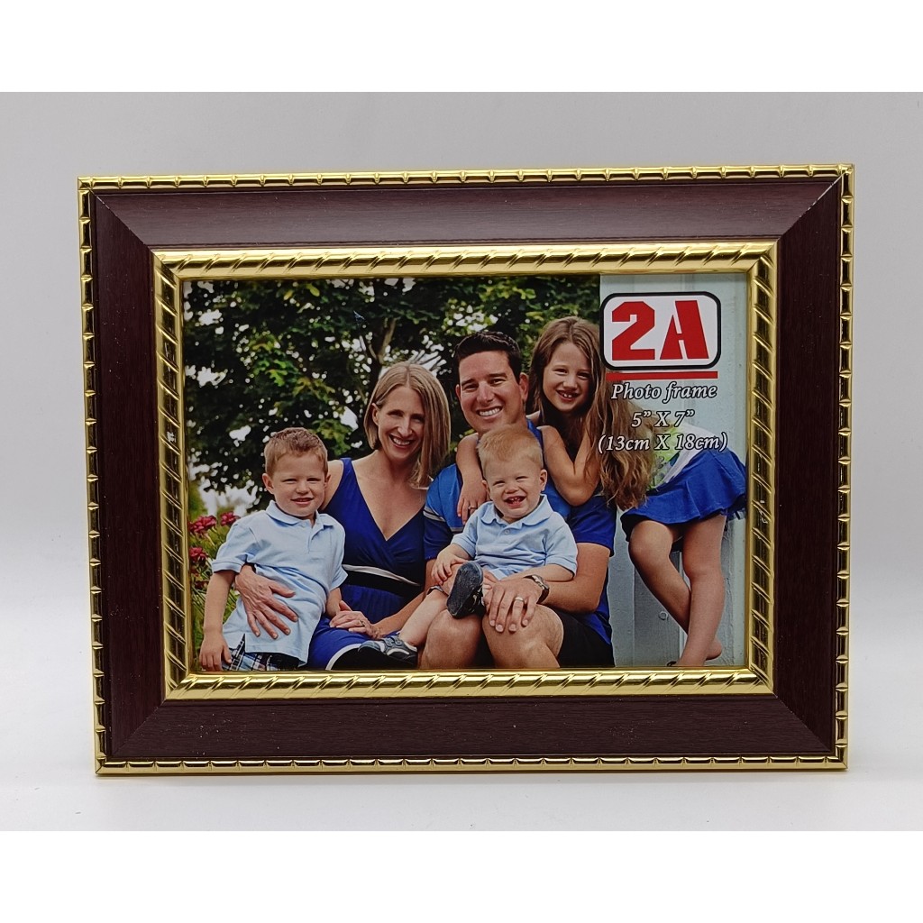 2A Picture Frames Wall Decoration Light and Dark Brown Frames 5R, 6R ...