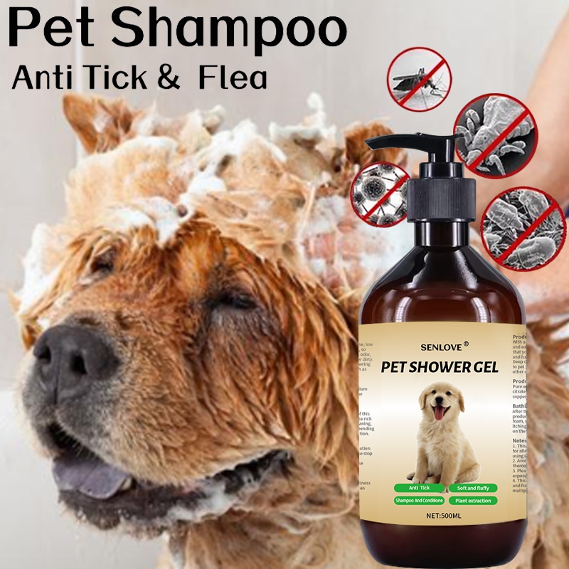 Anti Tick and Flea Dog Shampoo 500ML Pet Shampoo and Conditioner Cat ...
