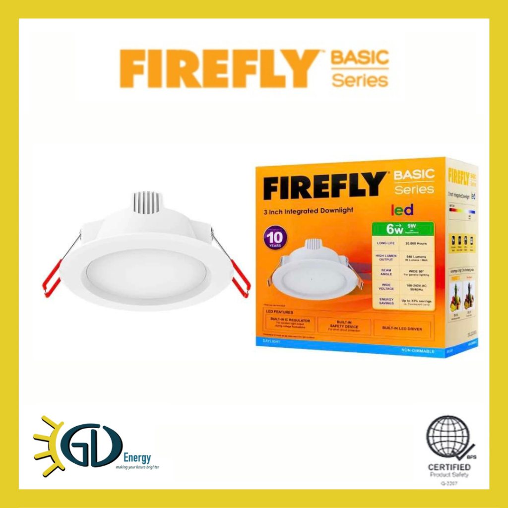 Firefly Basic Series Integrated LED Downlight Pin Light Daylight ...