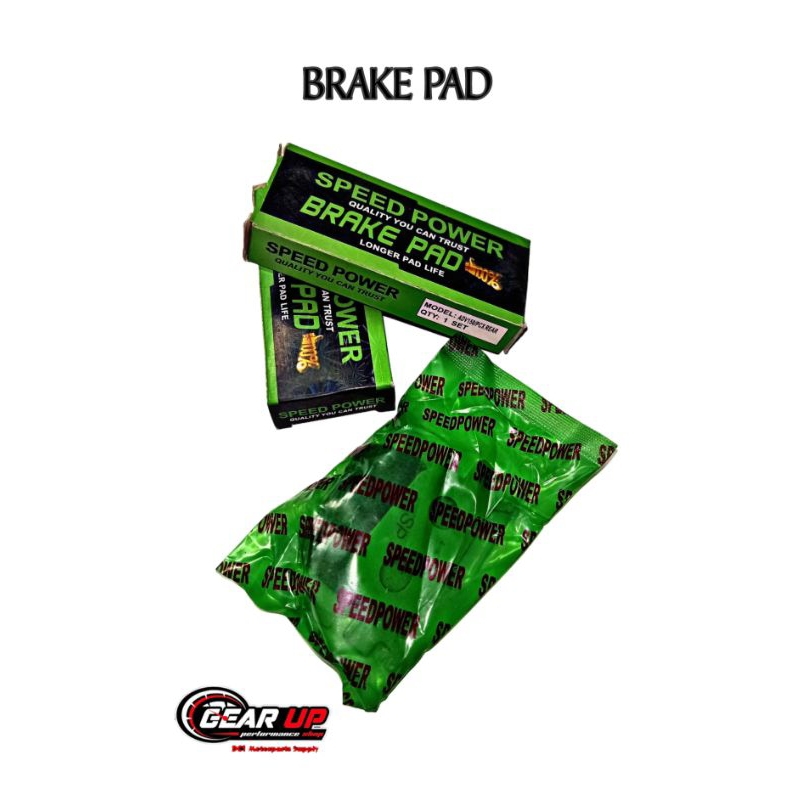 SPEED POWER BRAKE PAD ADV150/PCX (Front & Rear) | Shopee Philippines