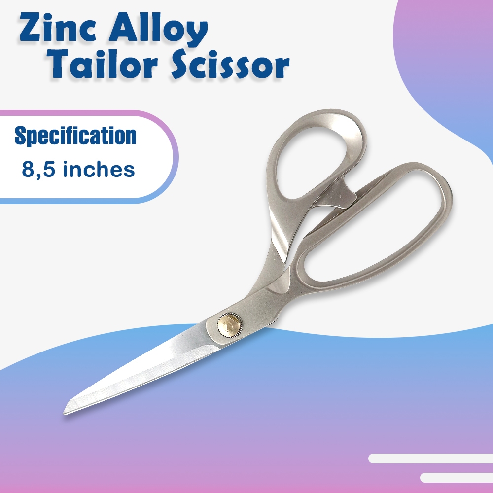 Tailoring Heavy Duty Zinc Tailor Scissor Multi Purpose Scissor | Shopee ...