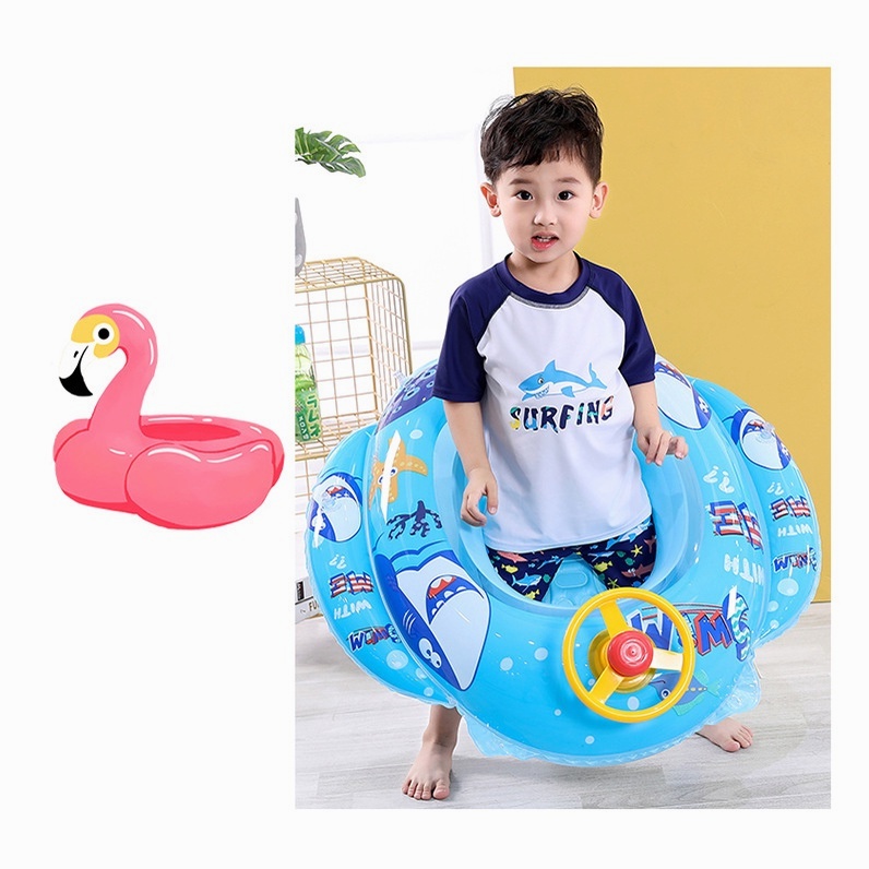 Baby Inflatable Swimming Floater For Kids Water Ring Swim Float Boat