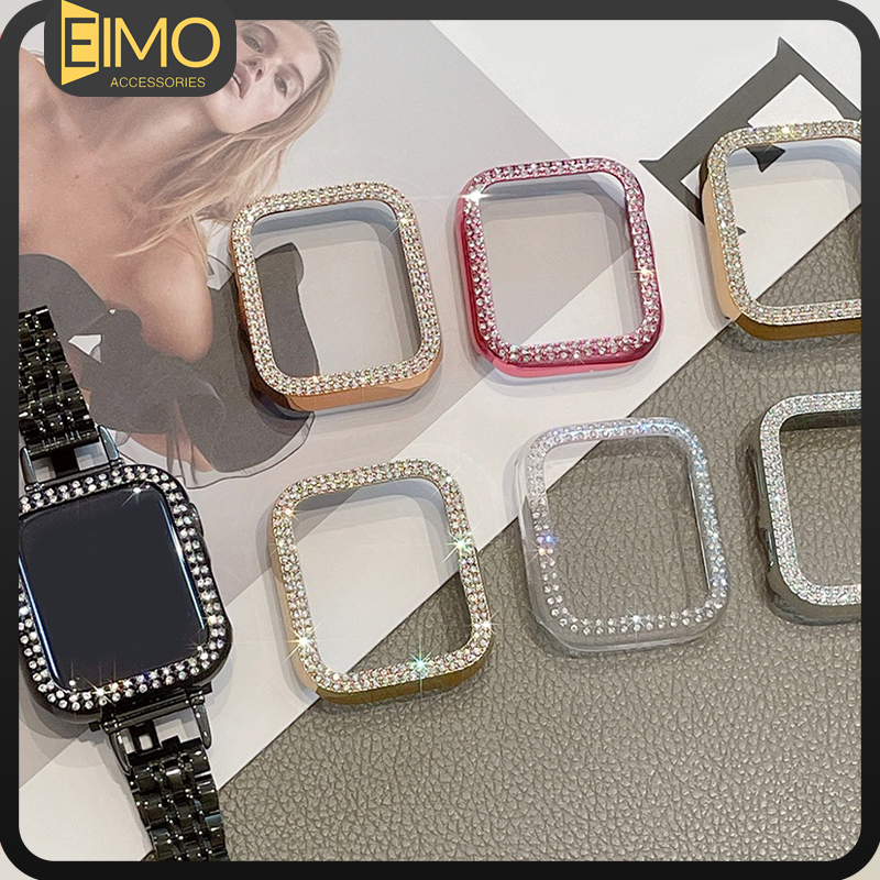 Diamond Bling Apple Watch Case Iwatch Ultra 3 2 Series 11 10 9 8 7 6 4 ...