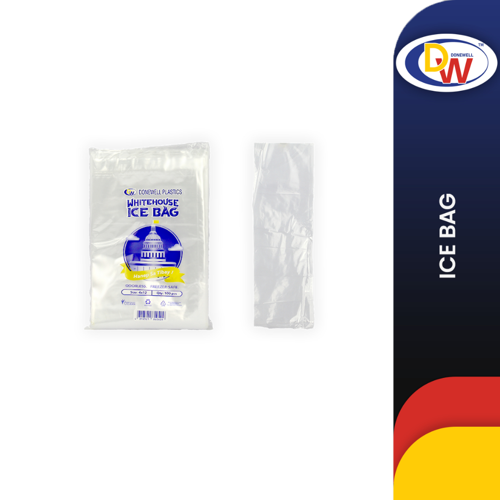 Donewell Famous PE Ice Bag 3x10, 3x16, 4x12 (1600pcs) | Shopee Philippines