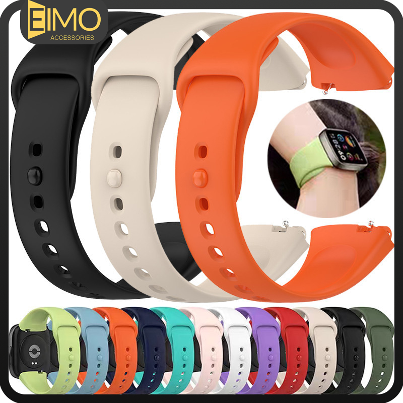 Rubber Band Silicone Strap for Redmi Watch 3 Active Strap Xiaomi Mi ...
