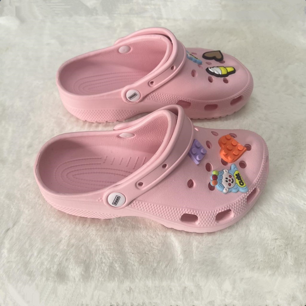 Crocs Classic flat sandals for kids boy and girls 24-35 soft-soled ...
