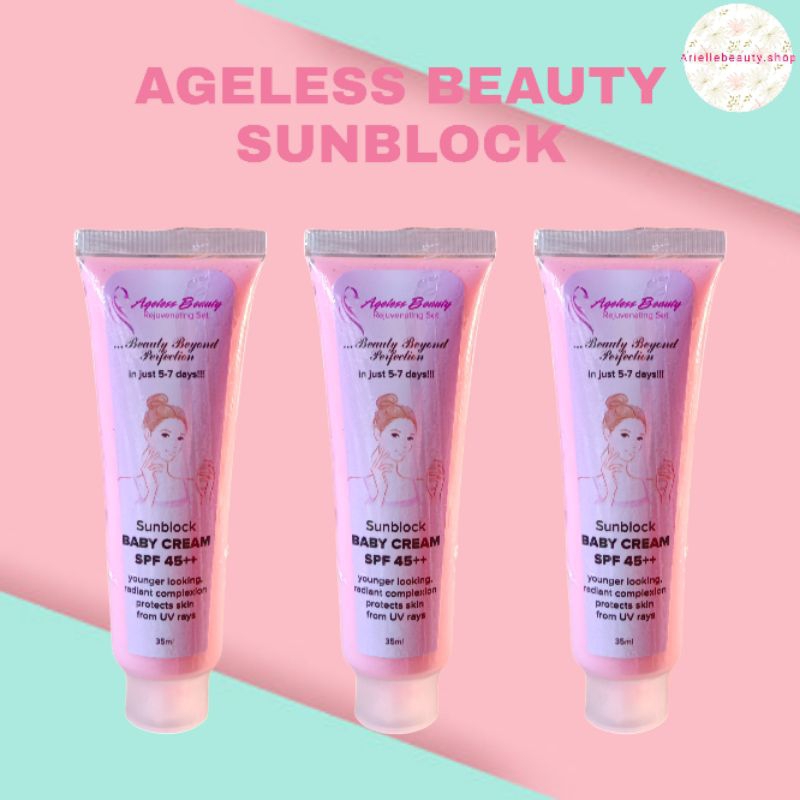 Ageless Beauty Sunblock 35g | Shopee Philippines