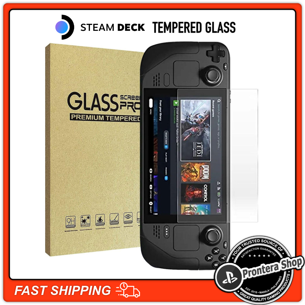 Steam Deck Premium Clear Tempered Glass Screen Protector | Shopee ...