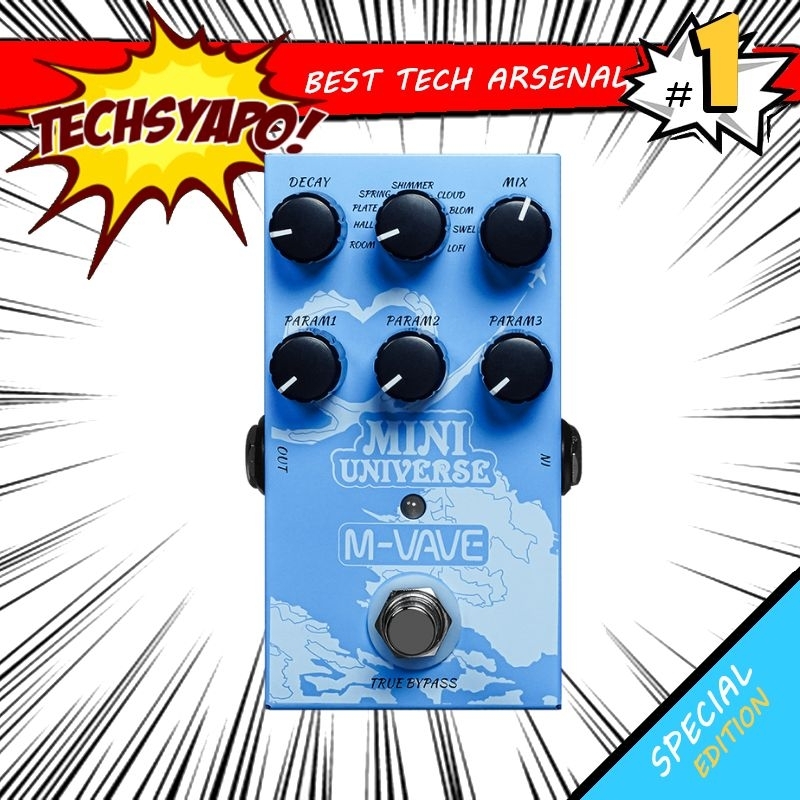 MVAVE MINI UNIVERSE V2 DIGITAL REVERB EFFECTS PEDAL | Shopee Philippines