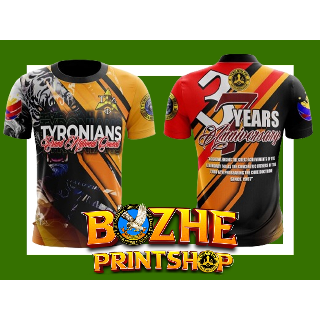 37th Anniversary Tyronians T-Shirt | Shopee Philippines