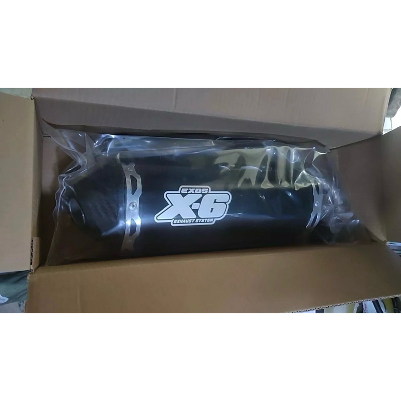 X-6 EXOS PIPE FOR HONDA CLICK160/PCX160 | Shopee Philippines