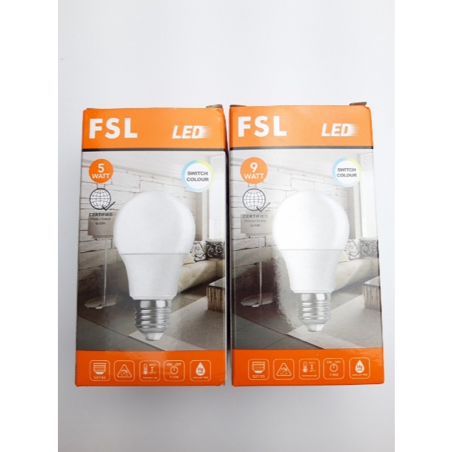 FSL Tricolor LED Bulb ( 5w, 9w) | Shopee Philippines