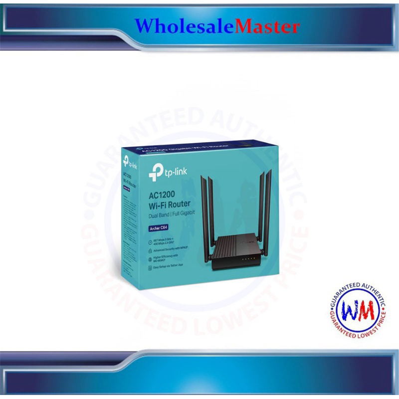 TP-LINK Archer C64 AC1200 Wireless Mu-Mimo Wifi Router | Shopee Philippines