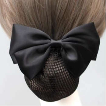 hairnet ribbon work office restaurant Clip with net office hairnet ...