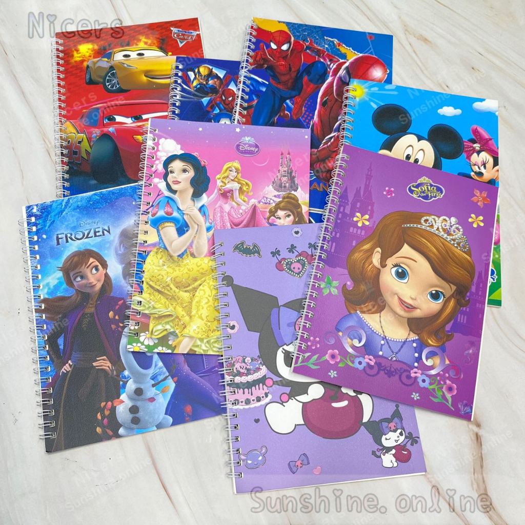 A5 Spiral Notebook Cartoon Character Design Coil Animation Notebook ...
