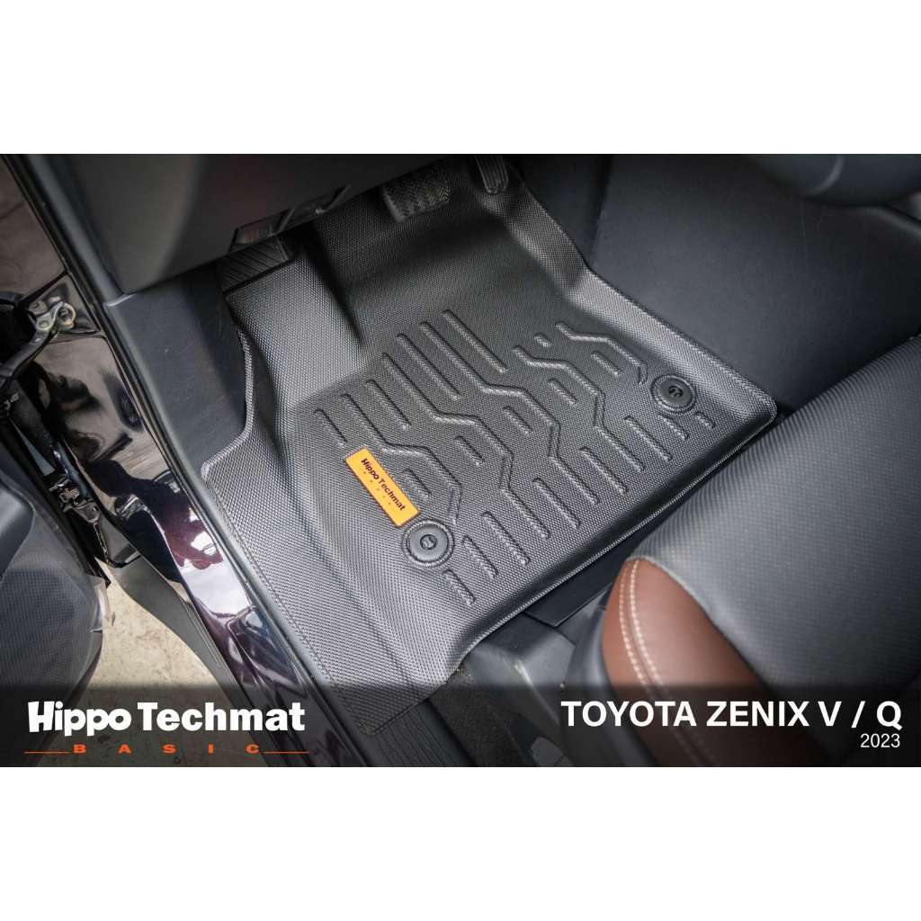 Toyota Zenix 2023 to 2025 V2 Hippo Techmat Brand Deep Dish Floor ...