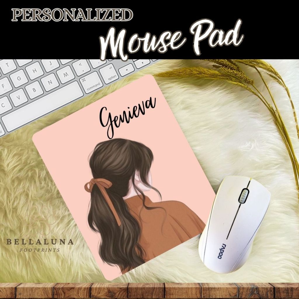 Personalized Mousepad Aesthetic Girl Designs BELLALUNA | Shopee Philippines