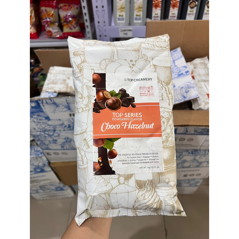 Top Creamery Chocolate Hazelnut Powder 1kg | Shopee Philippines