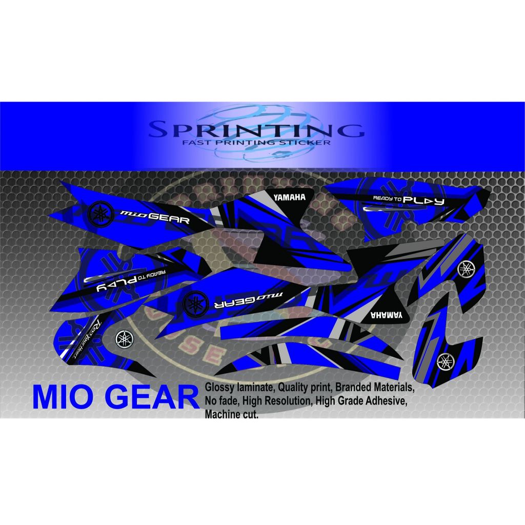 MIO GEAR 125 DECALS ACCESORIES | Shopee Philippines