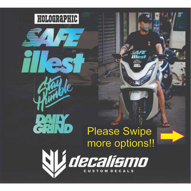 Universal Visor Decals (Big Size) Nmax, Pcx, Adv | Shopee Philippines