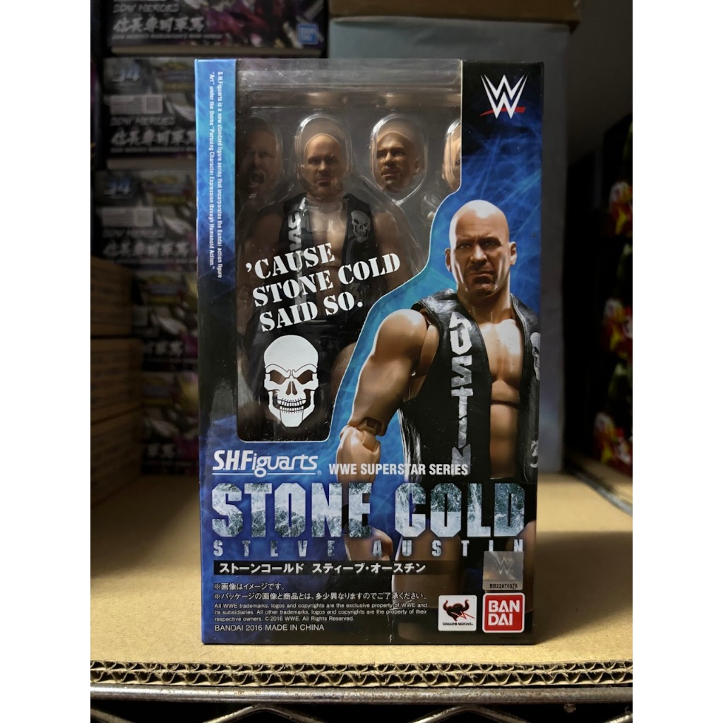 SHF S.H.Figuarts WWE Superstar Series Stone Cold Steve Austin | Shopee ...