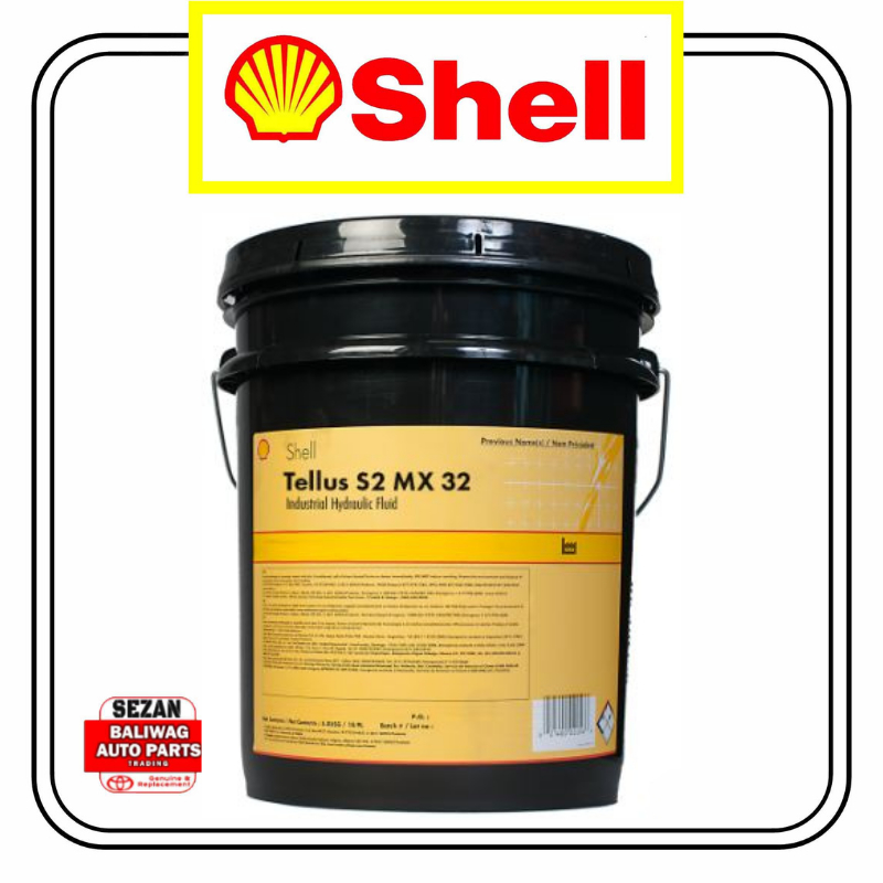 SHELL TELLUS S2 MX 32 HYDRAULIC FLUID FOR INDUSTRIAL 20 LITERS (1PAIL ...