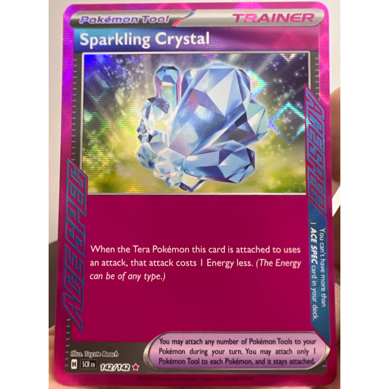 Stellar Crown - Sparkling Crystal Ace Spec 142/142 - Pokemon TCG ...