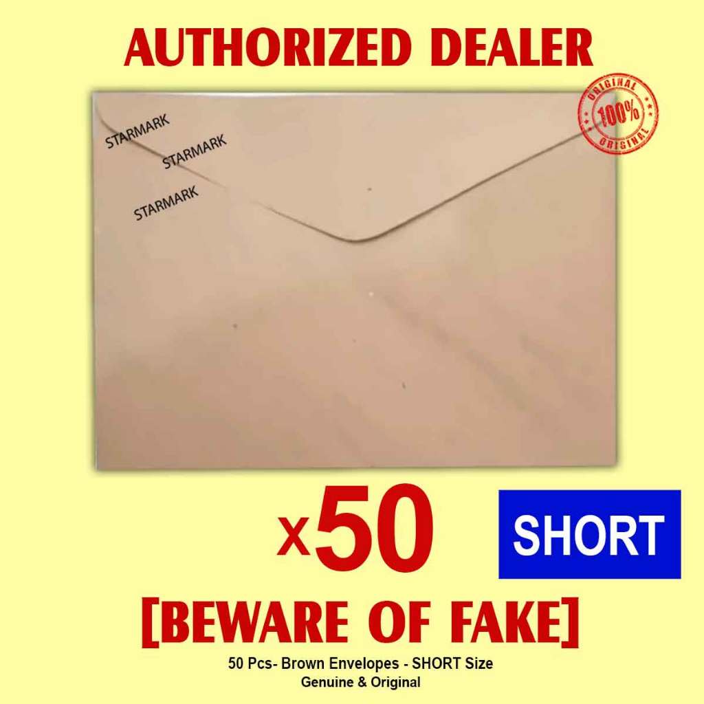 Brown Envelope Envelopes SHORT Brown Envelope SHORT Size High Quality ...