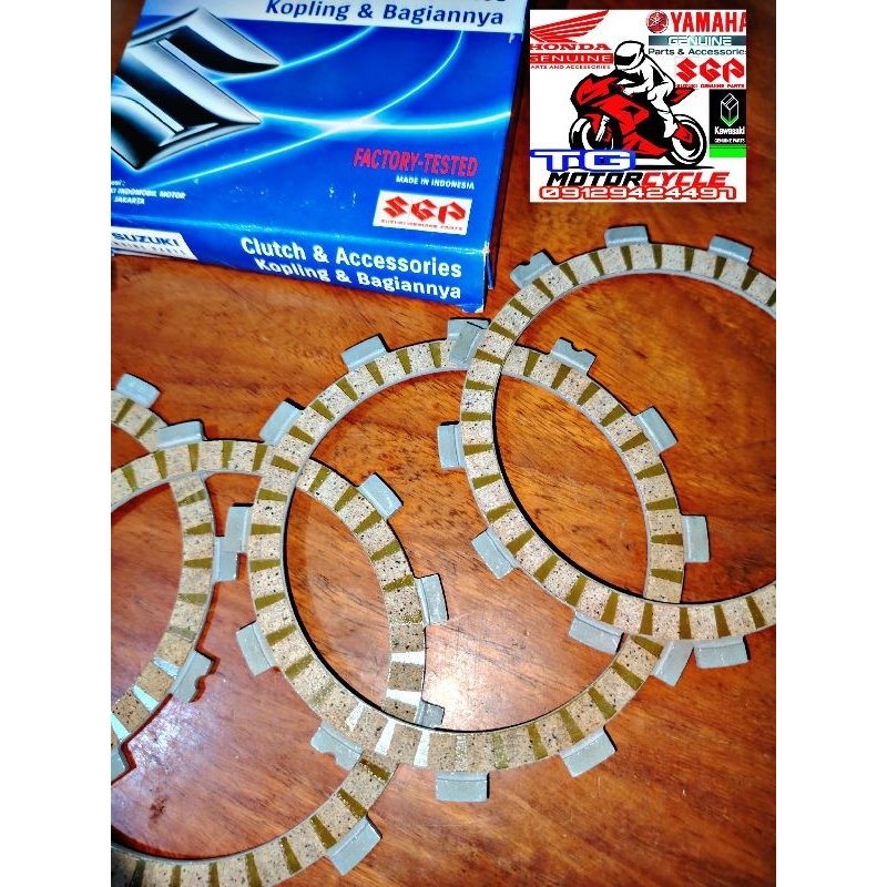 CLUTCH LINNING RAIDER 150 CARB TYPE SUZUKI GENUINE PARTS | Shopee ...