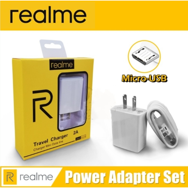 Realme Charger Original Fast Charger Micro Cable TYPE C Cable 2A ...
