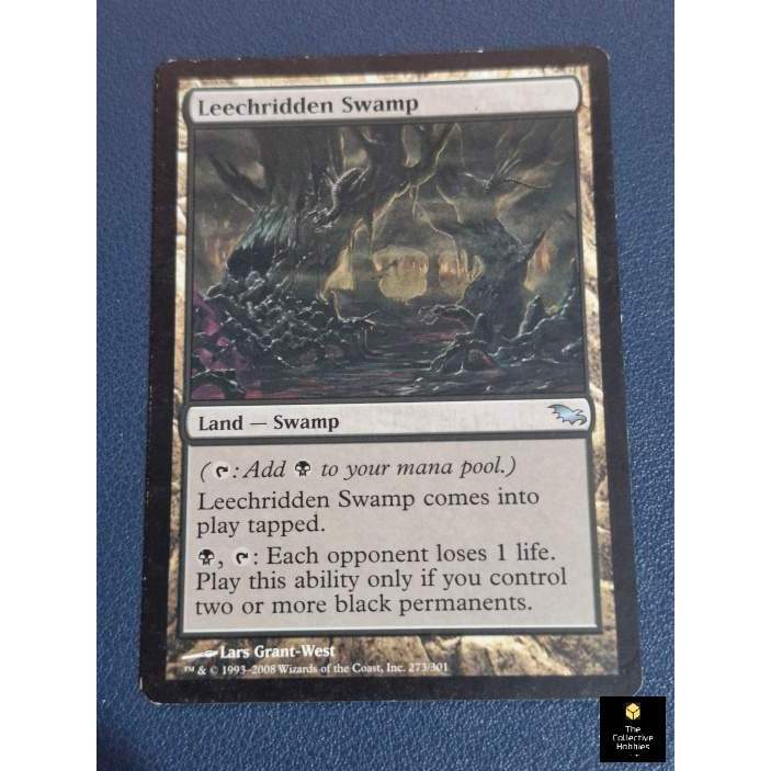 Magic the Gathering - MTG Card Game - Leechridden Swamp - SHM (NF ...