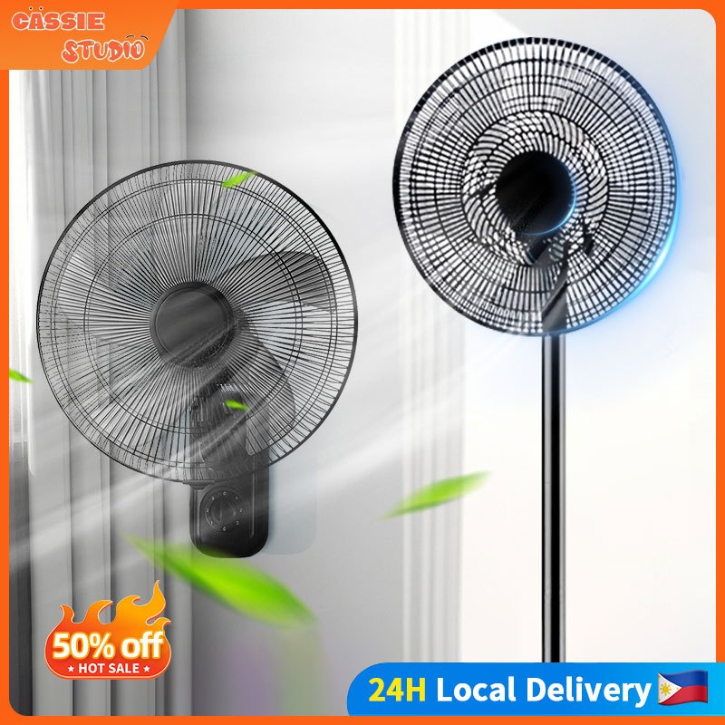 Powerful Electric Fan 16 Inch Wall Mounted Multifunctional Vertical ...