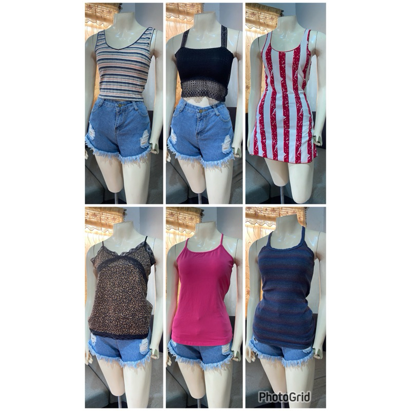 Sexy Tops/ Camisole/ String Tops / Sando / Sleeveless Dress- Preloved ...