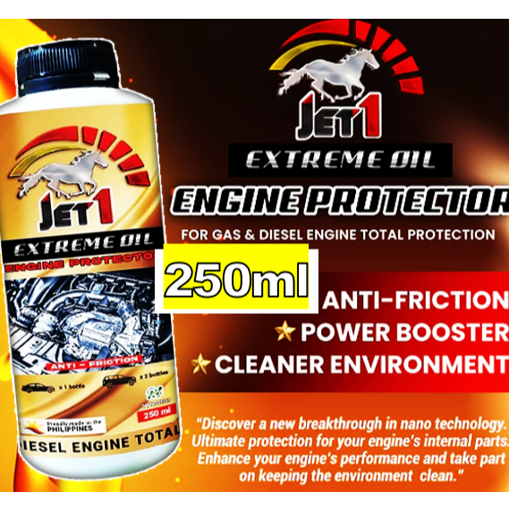 JET1 EXTREME OIL ENGINE PROTECTOR FOR GAS AND DIESEL ENGINE TOTAL ...