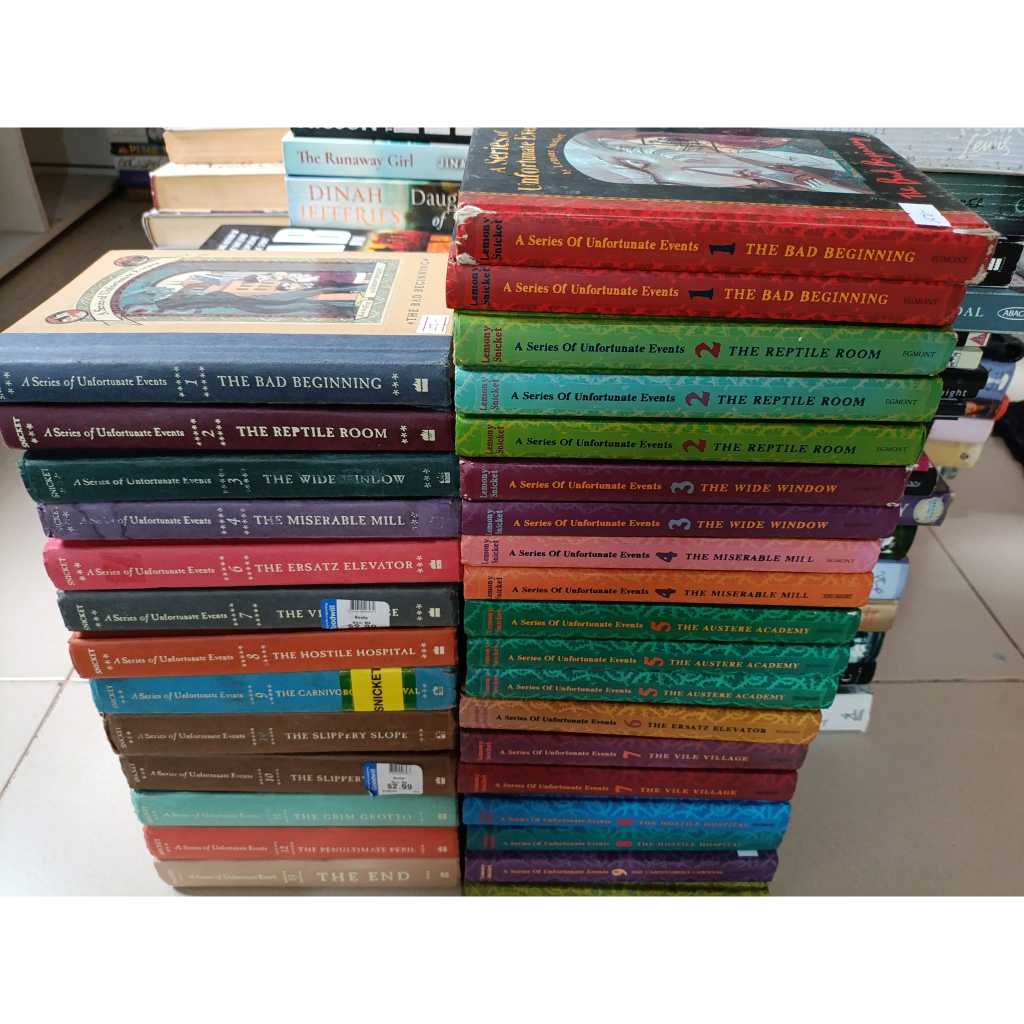 Preloved: A Series of Unfortunate Events By Lemony Snicket (Mostly Hardbound) | Shopee Philippines