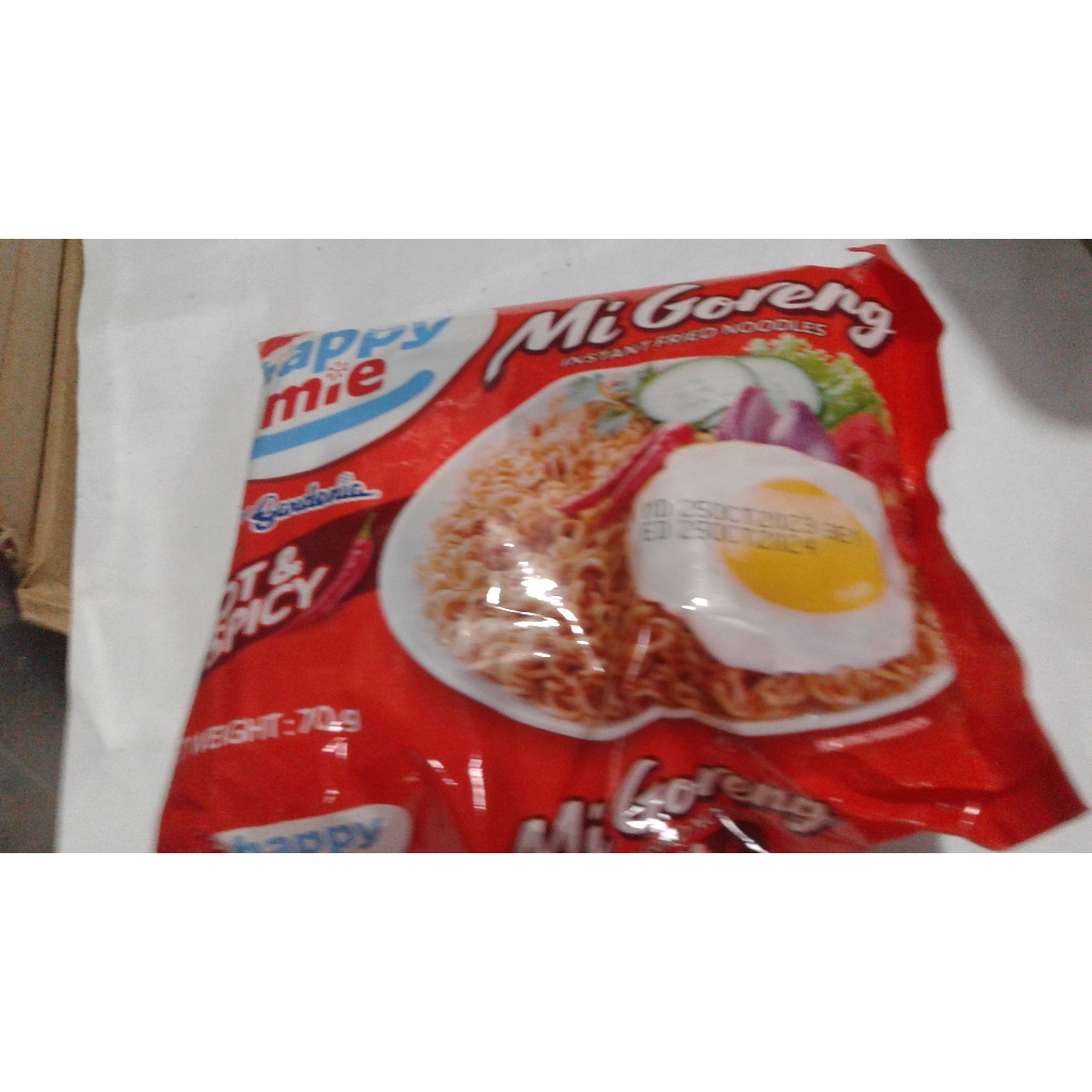 IMPORTED RED GORENG NOODLEs HOT SPICY 1 PACK KID FOOD HALAL GARDENIA ...