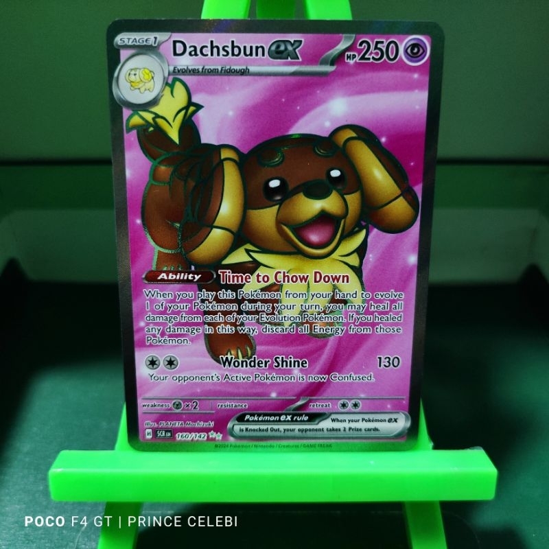 Pokemon TCG - Dachsbun ex Full Art | Shopee Philippines