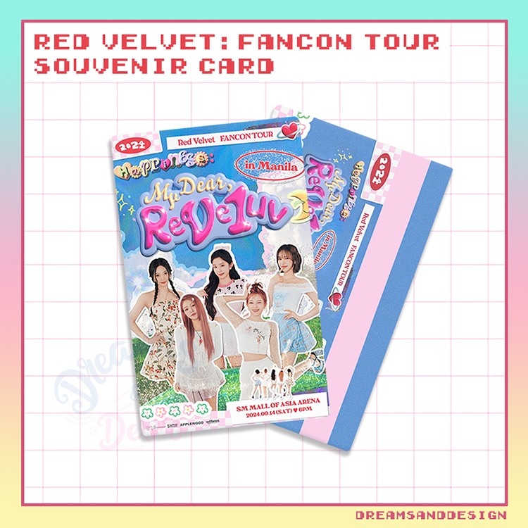 Red Velvet Fancon Tour Souvenir Card | Shopee Philippines