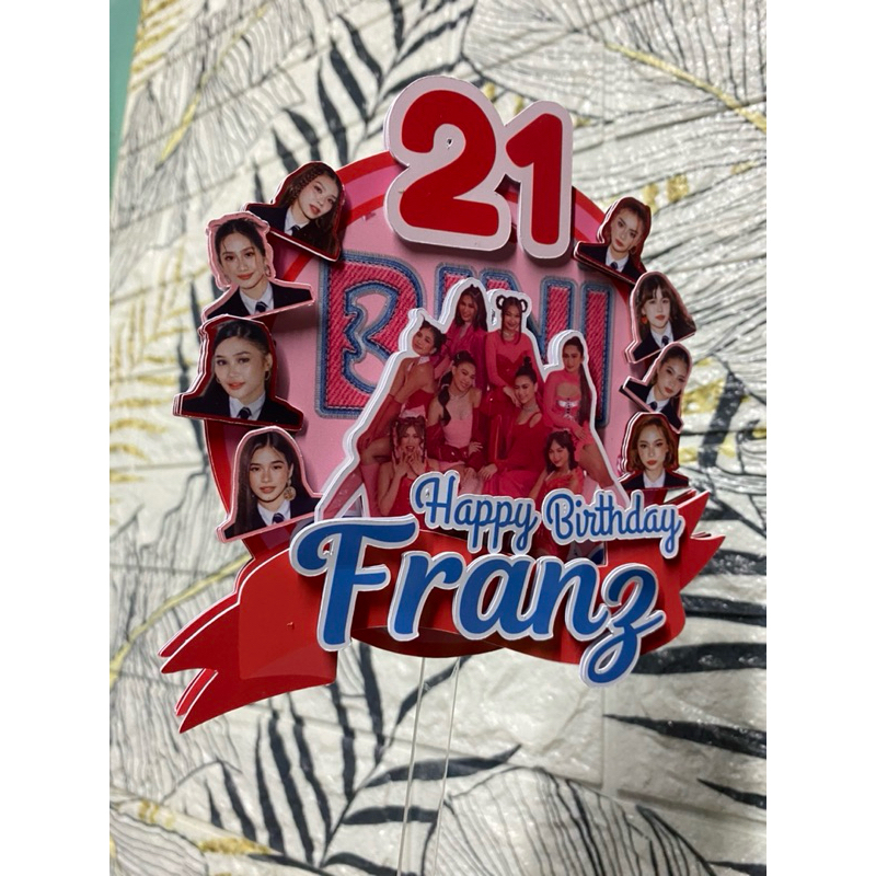 BINI Cake Topper and Cupcake Toppers 3D/Layering | Shopee Philippines