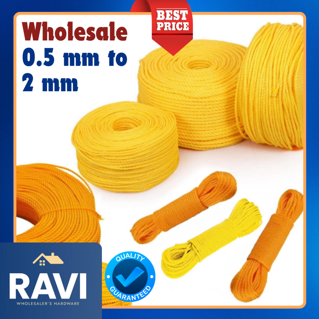 Wholesale Nylon Rope ( Lubid / Tali ) | 0.5 mm 1 mm 1.5mm 2mm 2.5mm ...