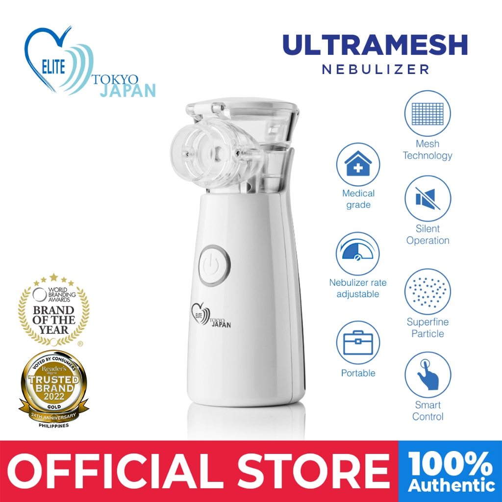 Indoplas Elite Tokyo Japan Ultramesh Nebulizer - Rechargeable | Shopee ...