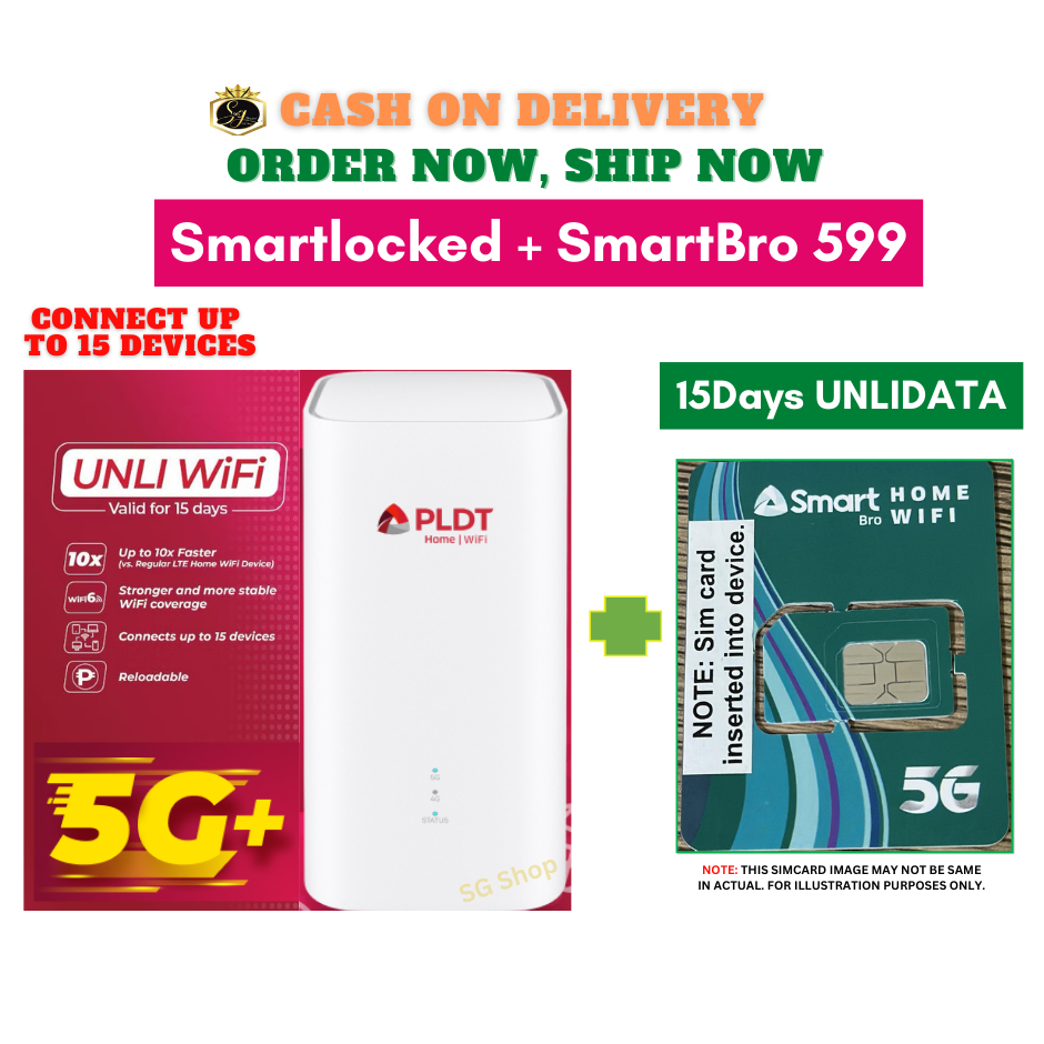 PLDT Prepaid Home 5G Wifi H153 +15DAYS UNLIDATA | Shopee Philippines